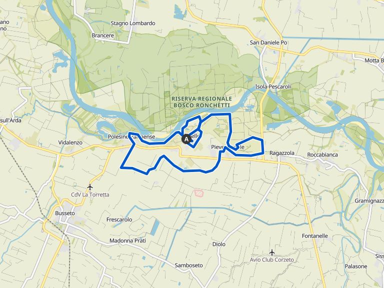 Polesine - Ardola - Pieveottoville - Zibello | road ride | Komoot